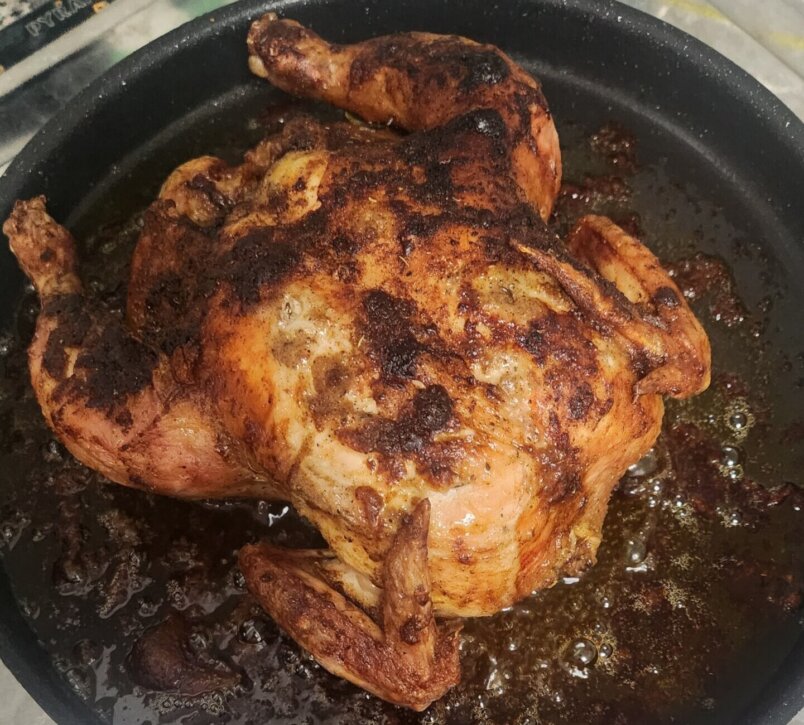 Delicious and Quick Air Fryer Roasted Chicken Recipe - ya hungry?