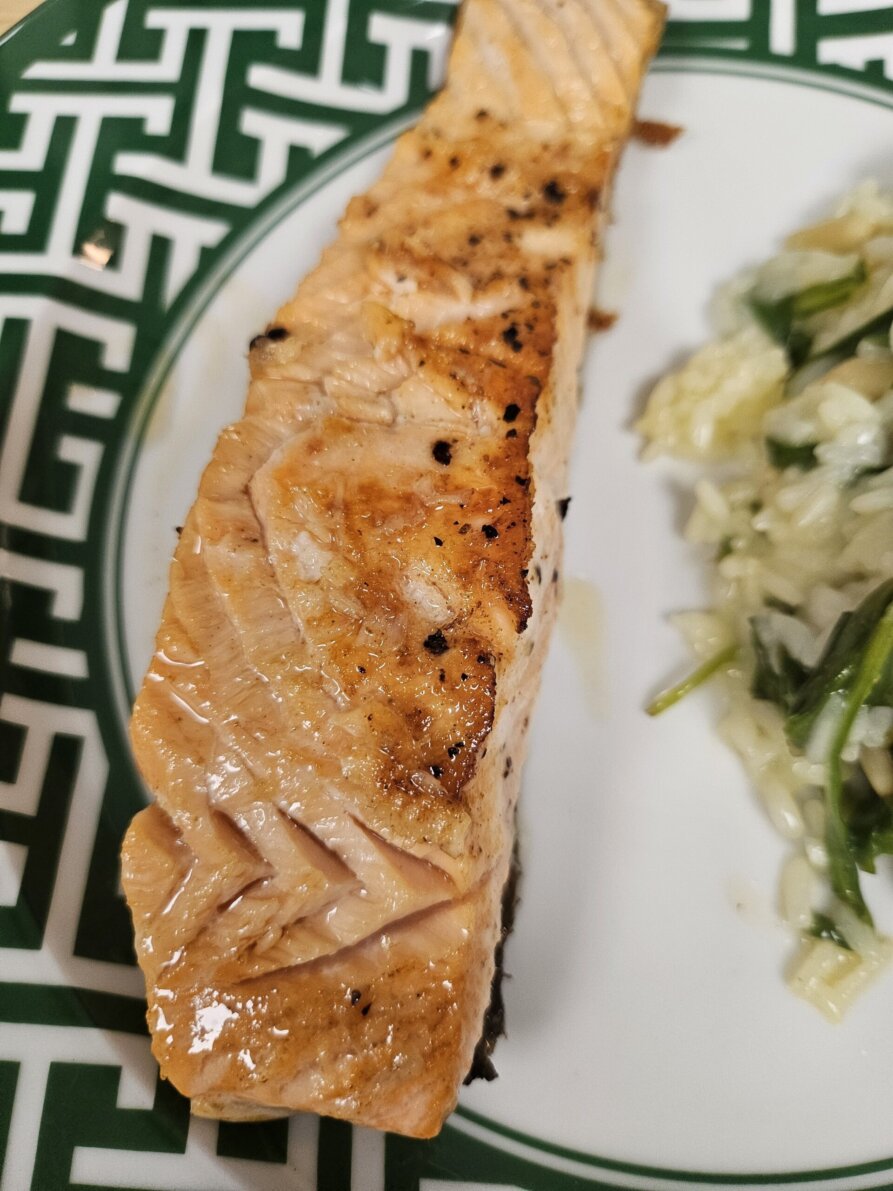 How to Make the Best Crispy Restaurant Style Salmon - ya hungry?